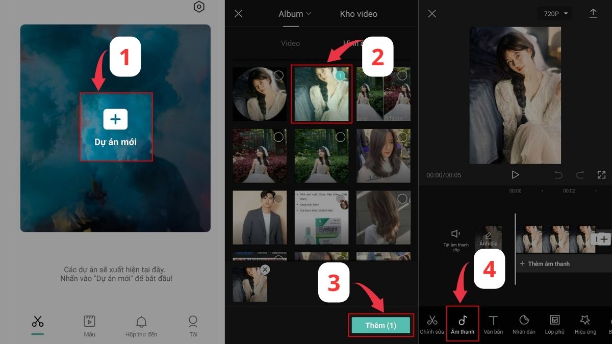 Cách chèn, tải, thêm nhạc vào CapCut chi tiết nhất